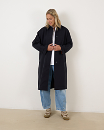 Cotton Coat Space Blue