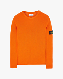 Knit Pullover Dark Orange