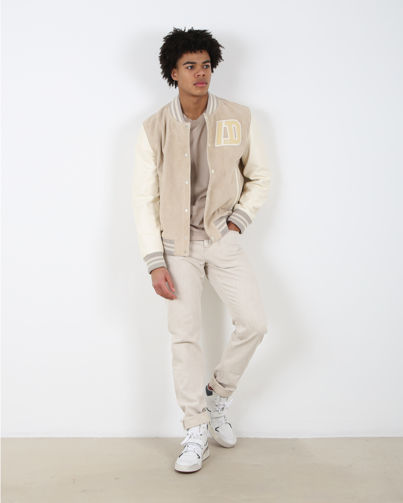 Varsity jacket Beige