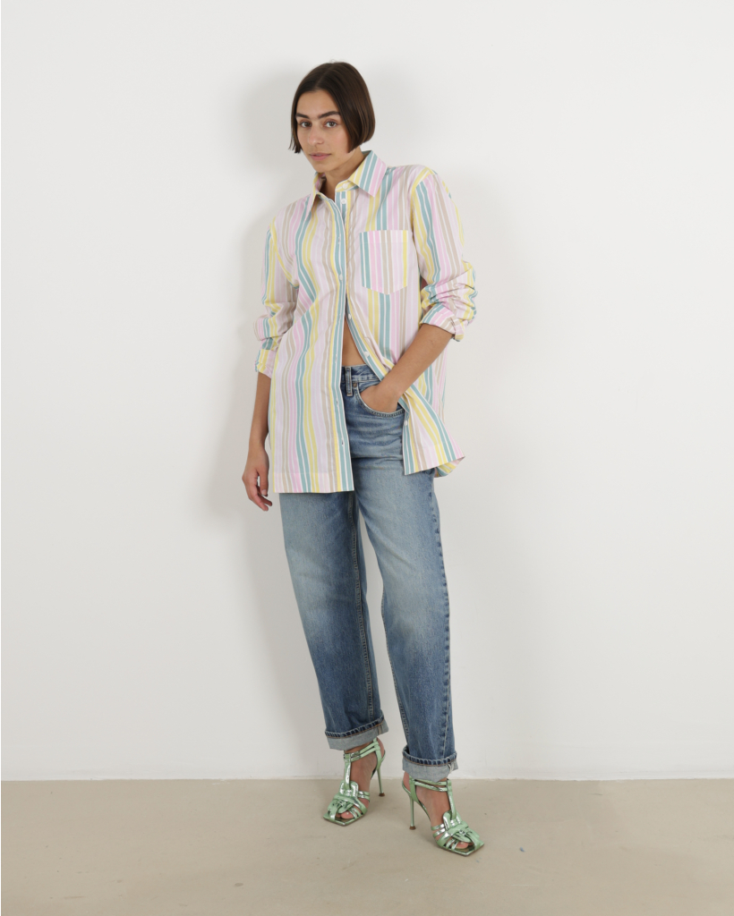 Multicolour blouse cotton