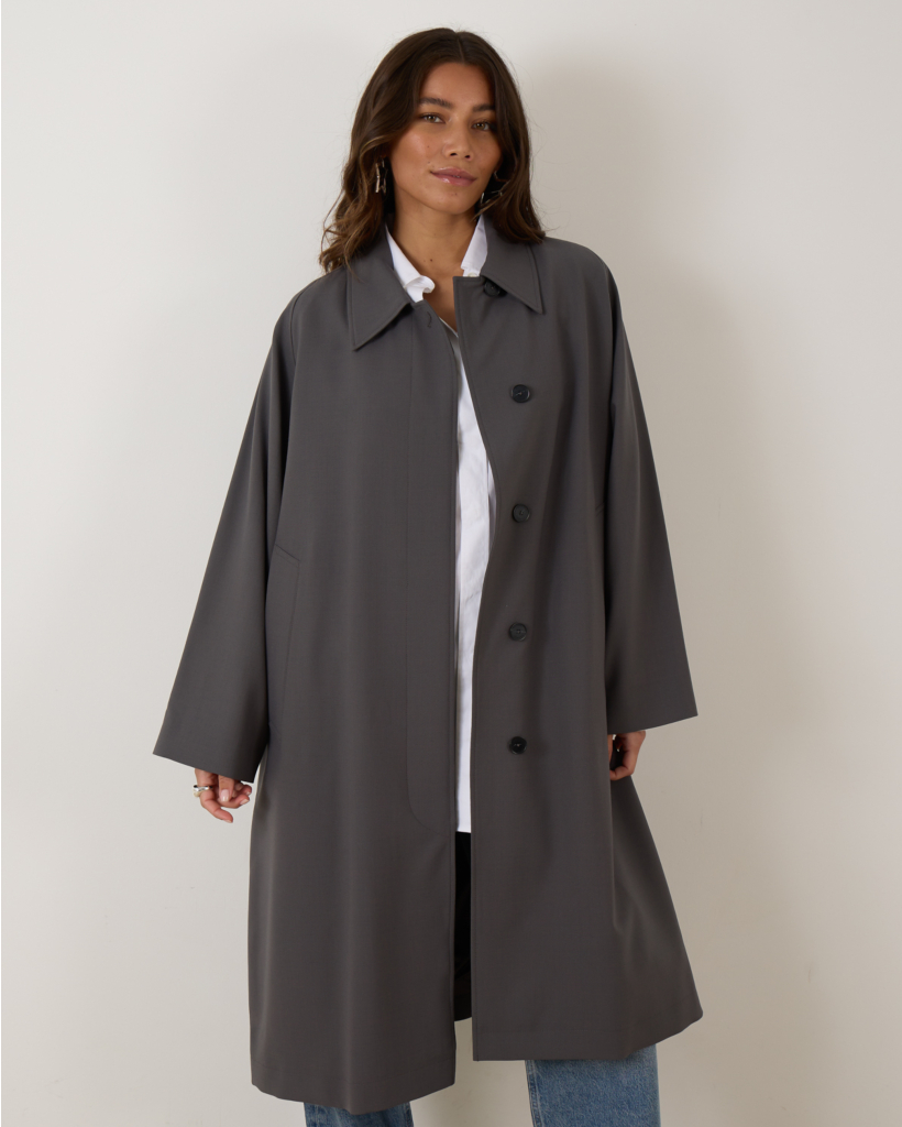 Car Coat Lead Grey