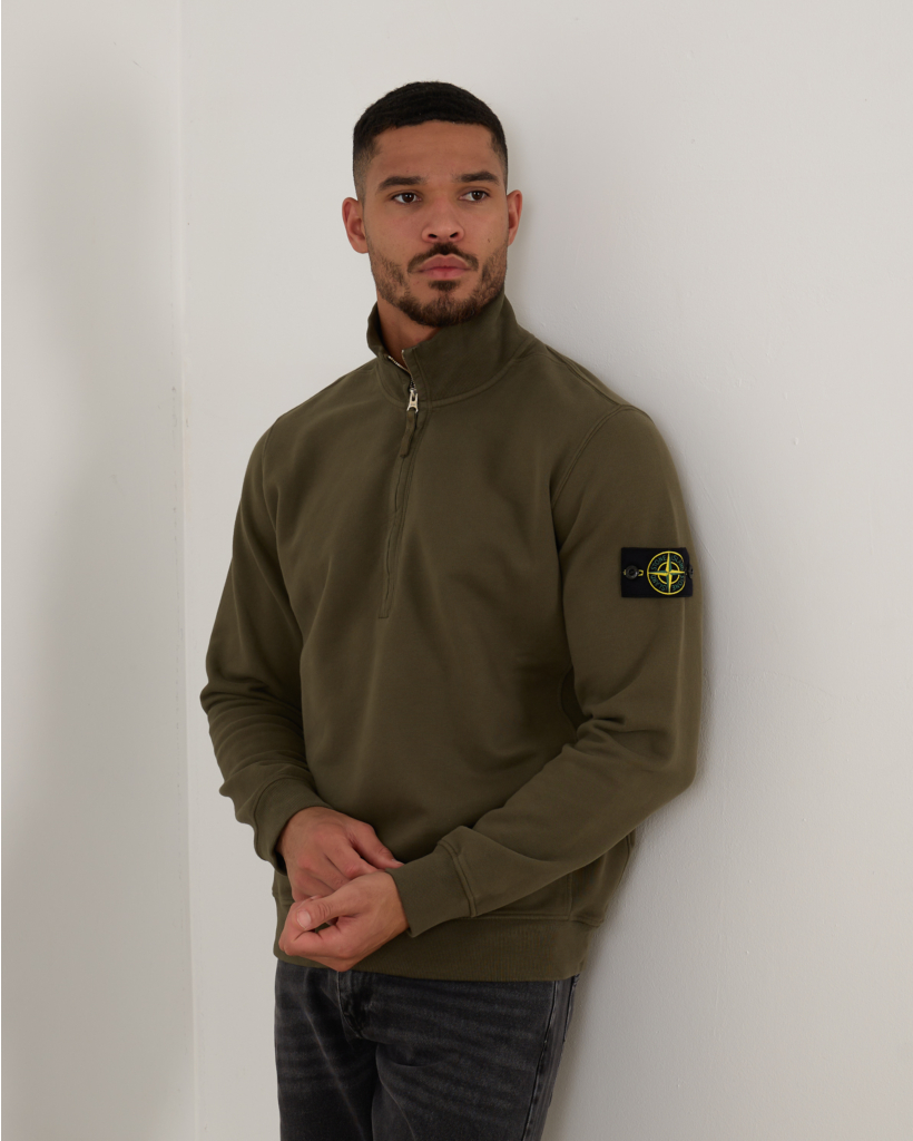 Half Zip Sweatshirt Military Green