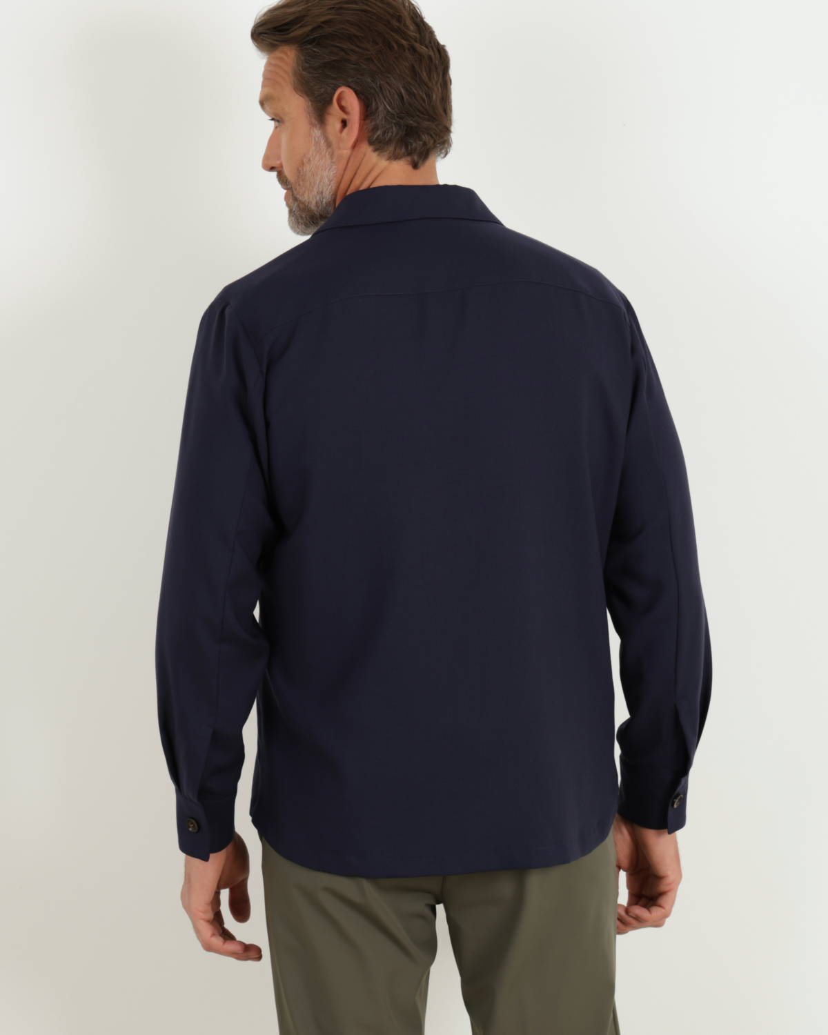 Longsleeve Shirt Cashmere Dark Blue