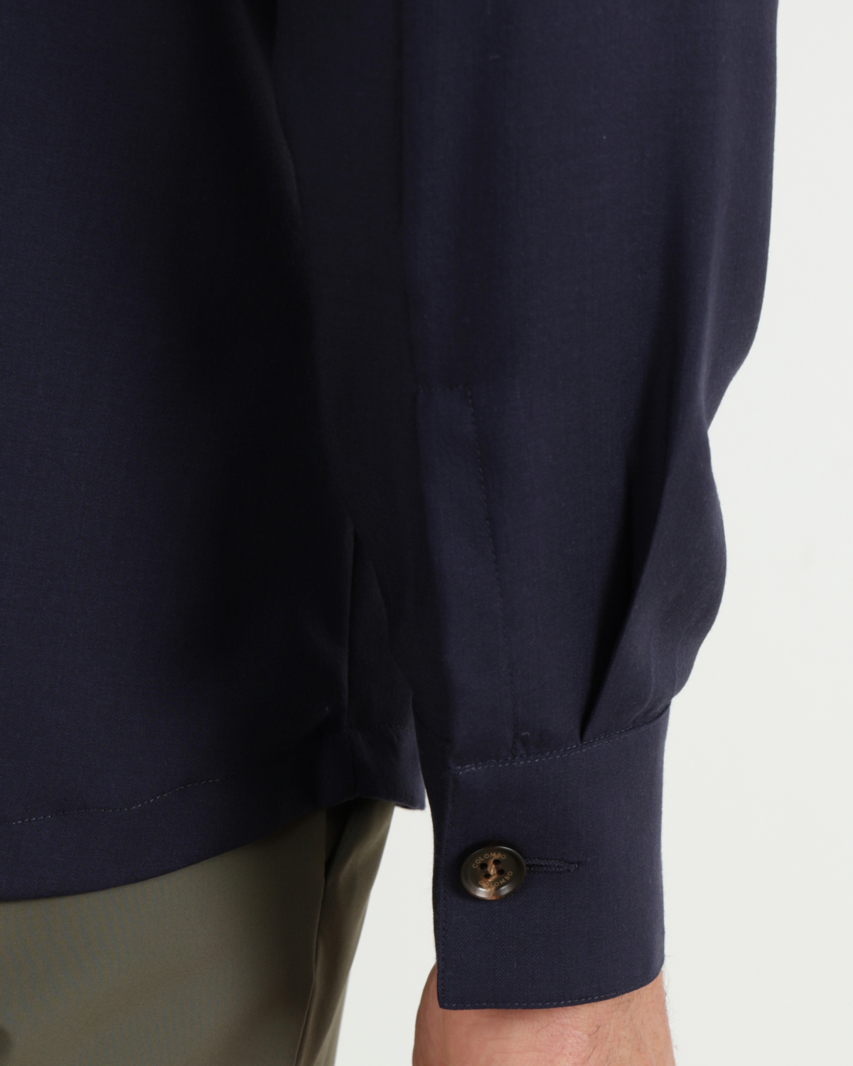 Longsleeve Shirt Cashmere Dark Blue