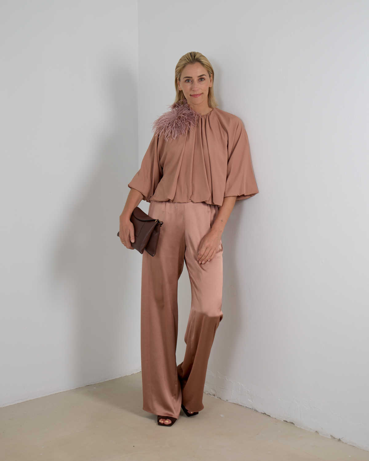Natan Masterjofab01 Blouse Roze Van Zuilen Mode