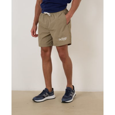 Rec League Swimshorts Swamp Khaki